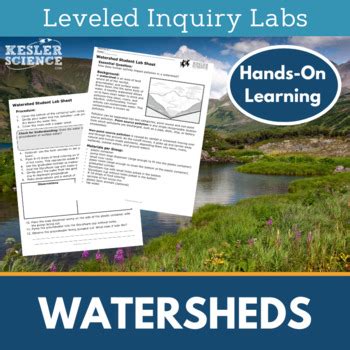 Watersheds Inquiry Lab CER MS 6 8 Science Hands On By Kesler Science