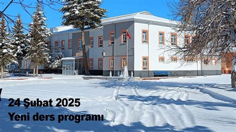 Yeni Ders Programı Halkapınar Arif Arık Çok Programlı Anadolu Lisesi