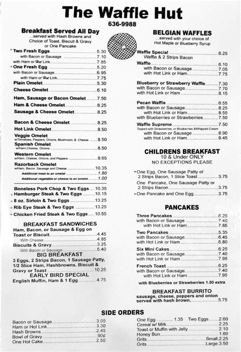 Waffle Hut In Rogers Ar American Restaurants Nwa Food