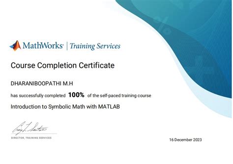 Matlab Certification Symbolicmath Mathematics Problemsolving