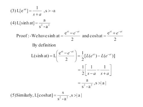 Engineering Mathematics Proof Of Properties Of Laplace Transform Part 1