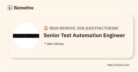 [hiring] Senior Test Automation Engineer Keyfactorinc