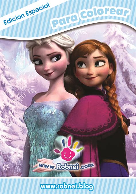 Descargar Librito Para Colorear De Frozen Elsa Gratis