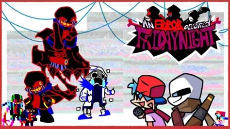 Will Is Power V3 Error Sans Vs Bf Fnf Youtube