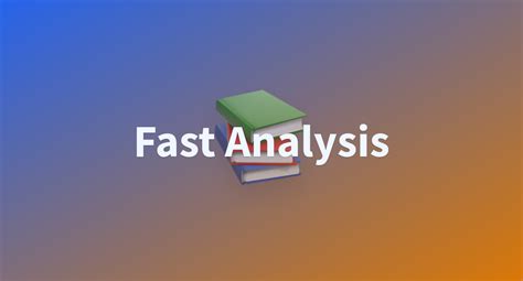 Fast Analysis A Hugging Face Space By Liuyp2080