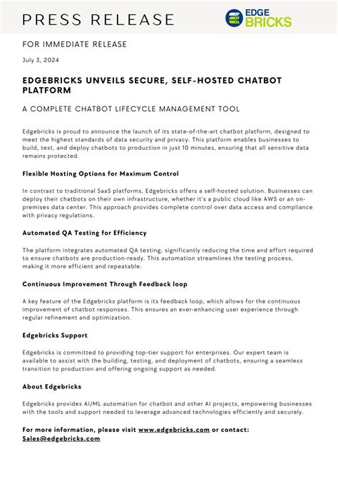 Pressrelease Ai Chatbots Edgebricks Inc
