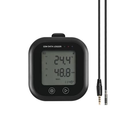 sms alarm temperature and humidity data logger with external probe temperature data logger and