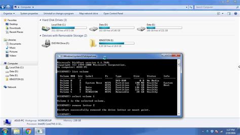 Hide And Unhide Local Disk Drive Using Cmd Diskpart Youtube