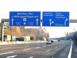 Autobahn Traffic Signs German Autobahneu