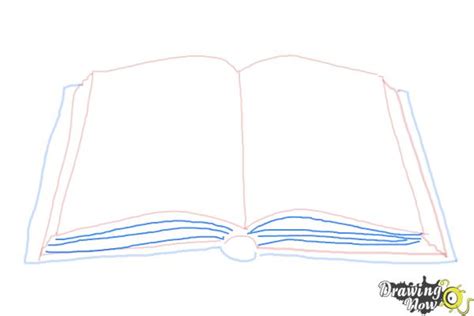 How To Draw An Open Book DrawingNow How To Draw An Open Book DrawingNow