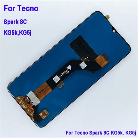 With Frame For Tecno Spark C KG K KG J LCD Display Touch OFF