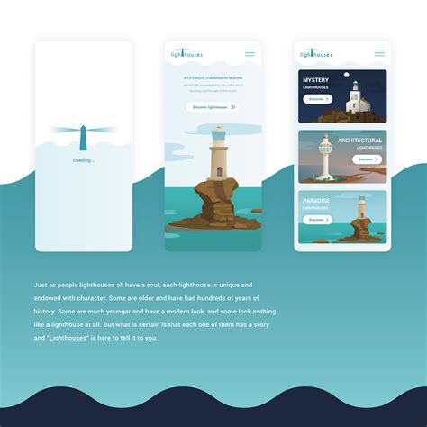 Lighthouses Mobile App Concept On Behance