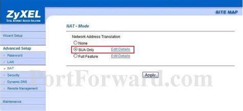 Port Forwarding Configuration For Zyxel Routers