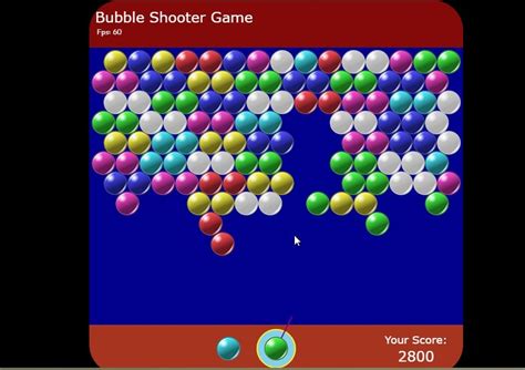 Bubble Shooter Game Using Html And Css In Vanillajs With Source Code Sourcecodester
