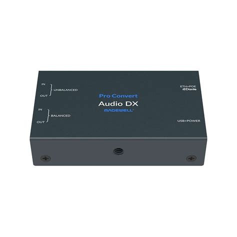 magewell pro convert audio dx converts analog audio digital audio to