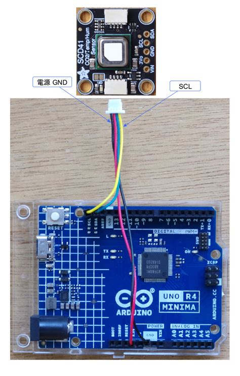 Arduino Uno R4 Minimaでセンサ・インターフェーシング ㉕ Co2センサscd41 Arduinoクックブック