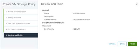 Vm Storage Policies Dell Powerstore Vmware Vsphere With Tanzu And Tkg Clusters Dell