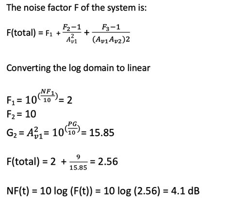 How To Calculate Noise Figure And Noise Floor Example Questions Part 1 Rahsoft