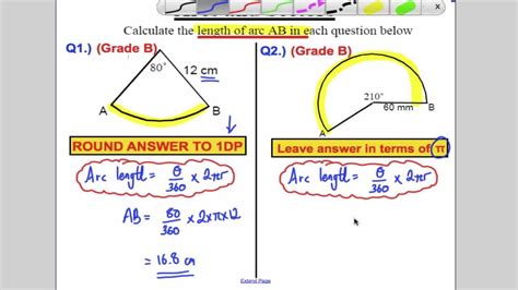 Working Out Arc Length