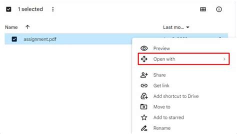 How To Open A PDF In Google Docs