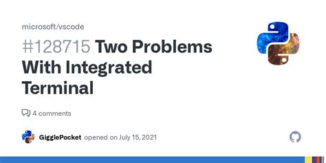 Two Problems With Integrated Terminal Issue Microsoft Vscode Github