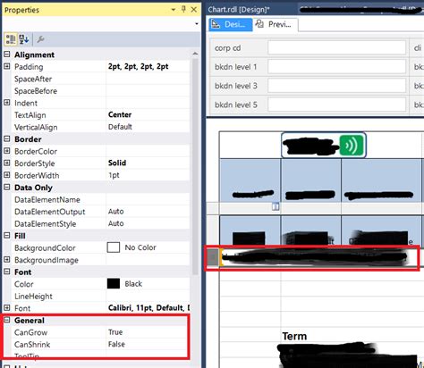 Reporting Services Ssrs 2008 Adjacent Group Row Height Not Same As