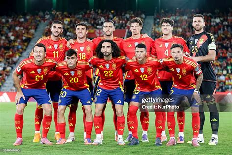 The Spain Team Including Ferran Torres Martin Zubimendi Robin Le