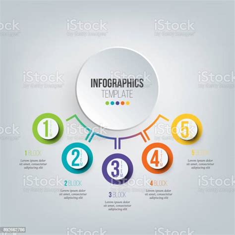 인포 그래픽 템플릿입니다 벡터 인포 그래픽 디자인 색상 0명에 대한 스톡 벡터 아트 및 기타 이미지 0명 3차원 형태 개념 Istock