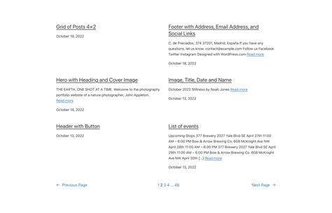 Grid Of Posts 2×3 · Issue 303 · Automatticblockpatterns · Github