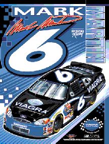 2003 Mark Martin 27 X 37 Viagra Vertical Banner