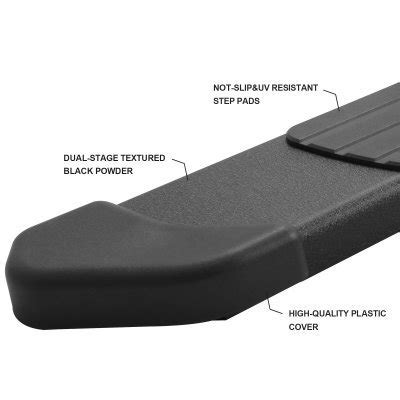 Ford F150 Supercrew 2021 2026 Step Running Boards Black 6 Inch