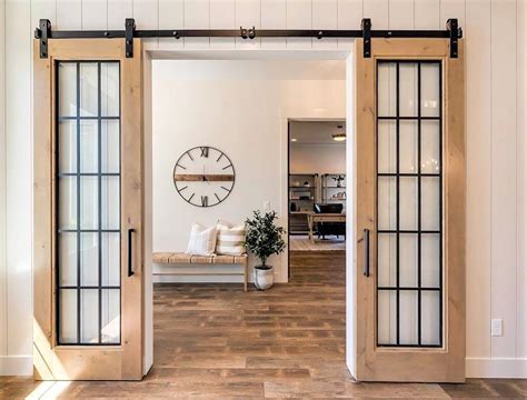 Sliding Glass Barn Doors Interior An In Depth Look Interior Ideas