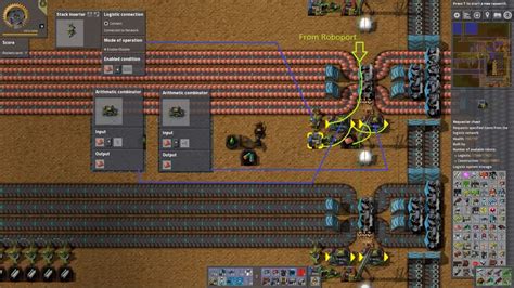 Factorio Avoiding Logistic Network Loops Arqade