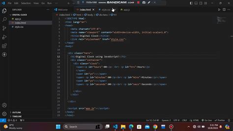 Muhammad Nabeel Naveed On Linkedin Webdevelopment Javascript Frontenddevelopment Digitalclock
