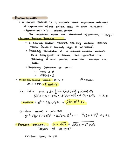 Discrete Random Variables And Markov Chains Random Variables O A