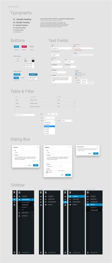 Software Design System On Behance