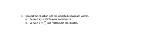 solved convert the equation into the indicated coordinate