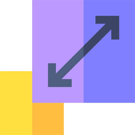 Scalability Basic Straight Flat Icon