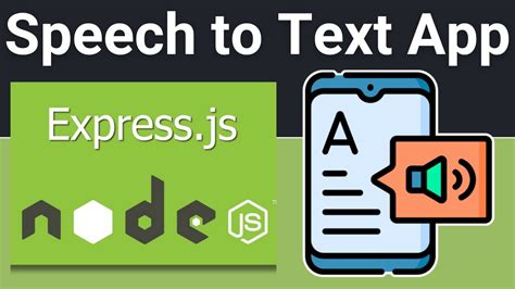 Node Js Express WebRTC Project To Build Speech To Text Notepad Clone Web App In Javascript YouTube