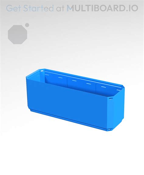 3x1x1 simple walls standard click in multibin shell extension 3d