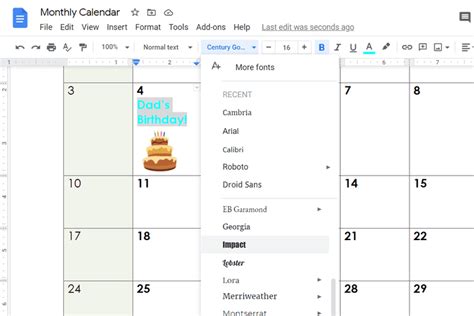 How To Use Calendar Templates In Google Docs
