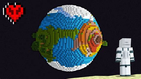 ConstruÍ Un Planeta Real En Minecraft Hardcore Youtube
