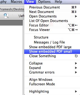 Texmaker TeXStudio Embedded PDF Viewer TeX LaTeX Stack Exchange