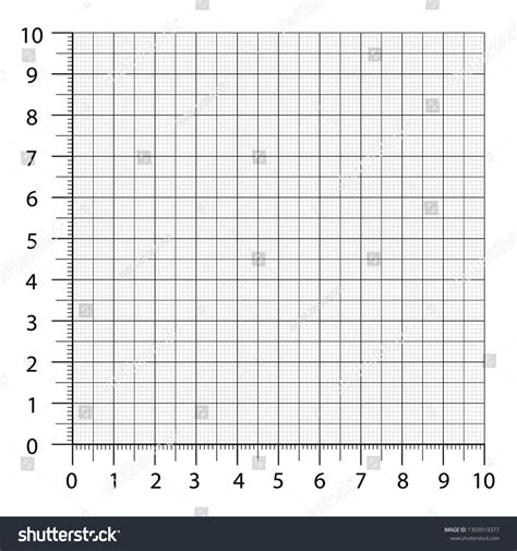 Measured Grid Graph Plotting Grid Corner เวกเตอร์สต็อก ปลอดค่าลิขสิทธิ์ 1309019377 Shutterstock