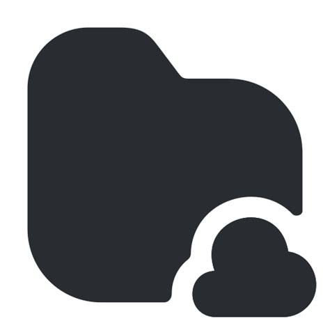 Folder Cloud User Interface And Gesture Icons