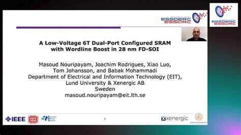 underline a low voltage 6t dual port configured sram with wordline
