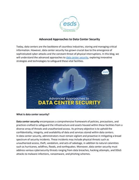 Data Center Security Best Practices Pdf 1docx
