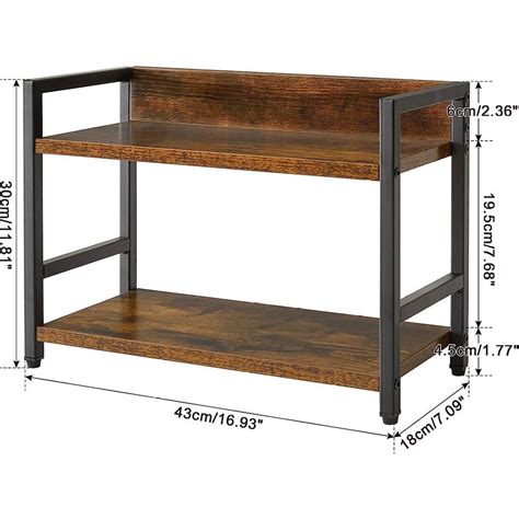 Two Tier Spice Rack Counter Shelf Storage Organizer By Momentum