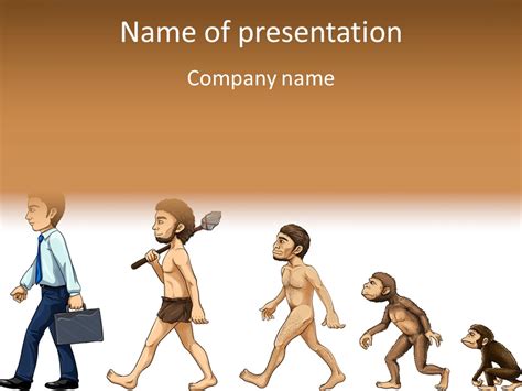 Human Evolution Powerpoint Template Download Now For Free Stock