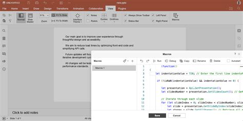 Adjust Indentation Onlyoffice